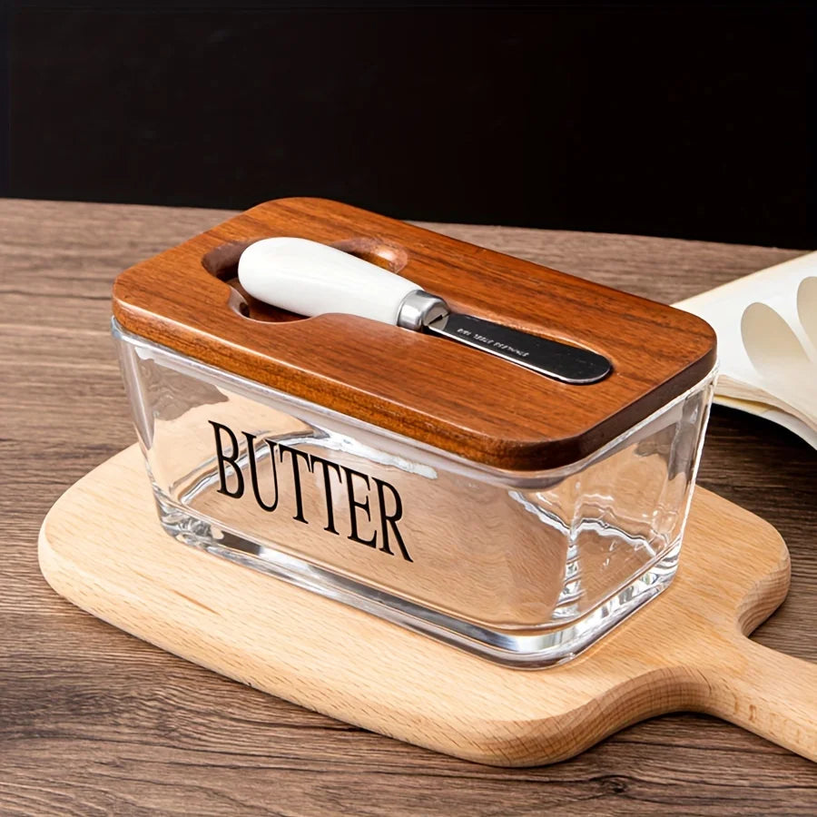 Valio Glass Butter Dish – Maison & Fitch